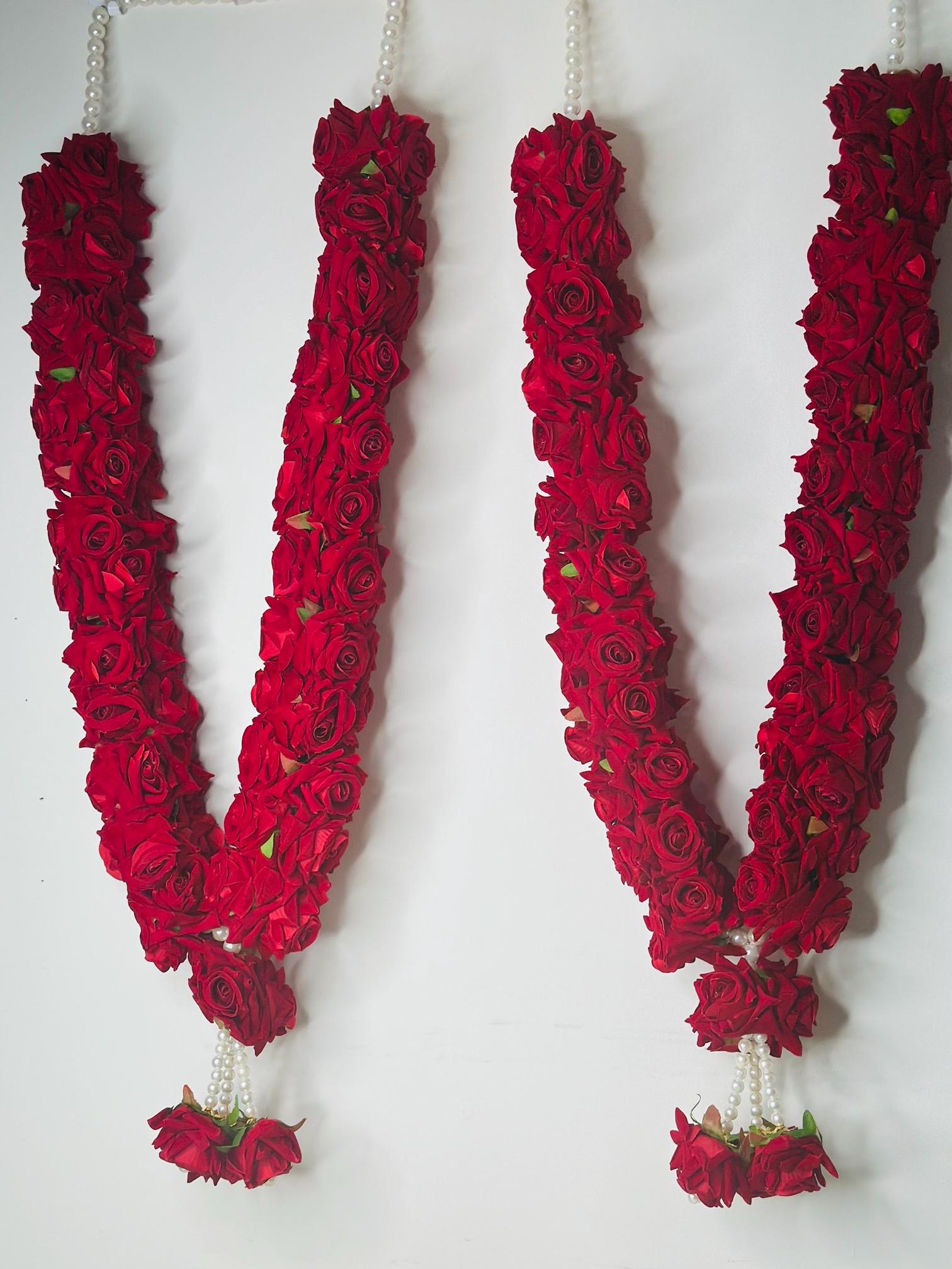 Izhaar Premium Imitation Red Roses Jaimala/Varmala – iZhaar Designs
